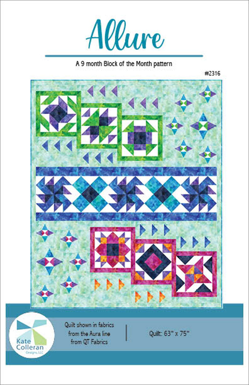Allure Block of the Month pattern – Kate Colleran Designs