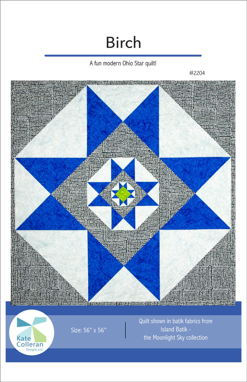 Birch - PDF download quilt pattern – Kate Colleran Designs