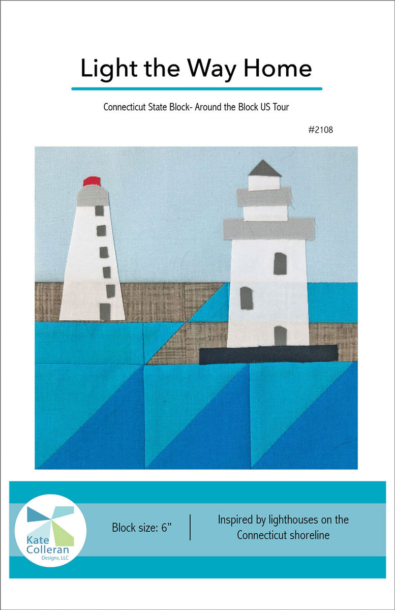 Light the Way Home block PDF pattern – Kate Colleran Designs