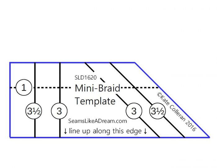 Mini Braid Template – Kate Colleran Designs